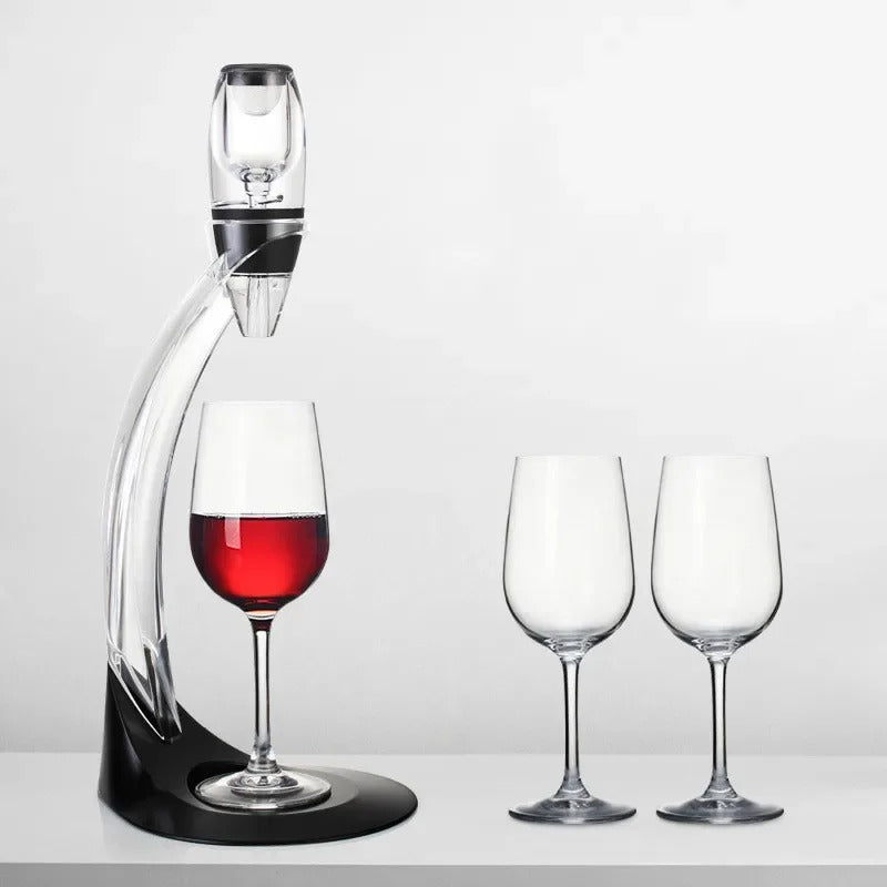 Magic Decanter Luxe Avec Tour de Présentation | Aérateur de vin