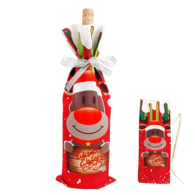 Fourreau Bouteille Noël