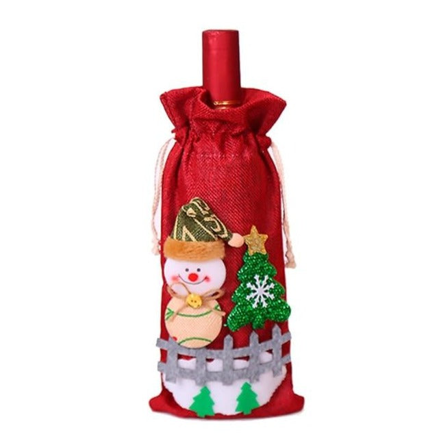 Fourreau Bouteille Noël
