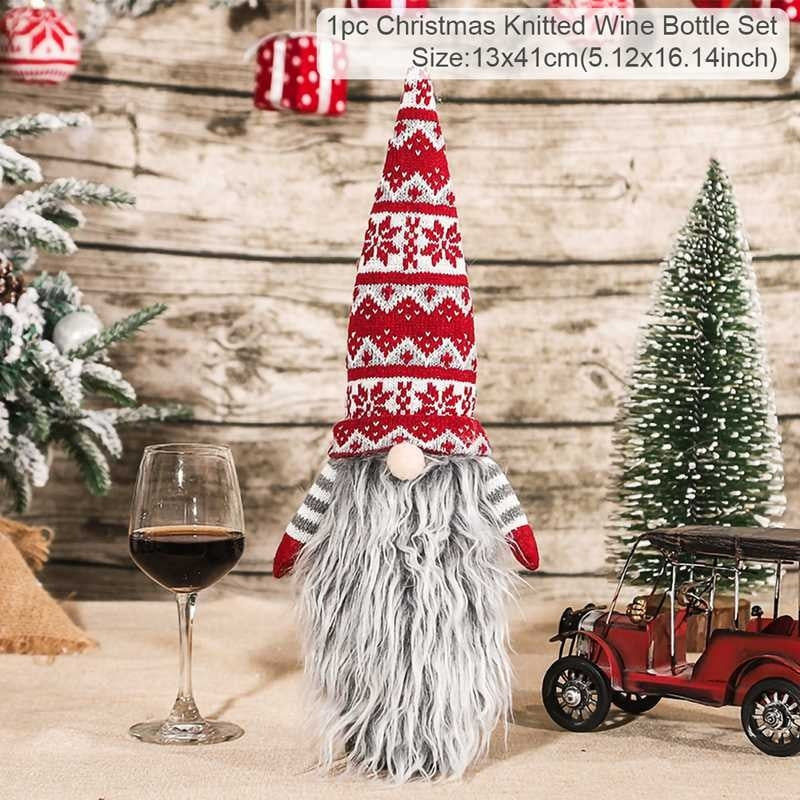 Fourreau Bouteille Noël