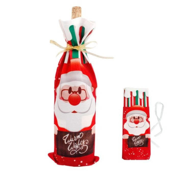 Fourreau Bouteille Noël