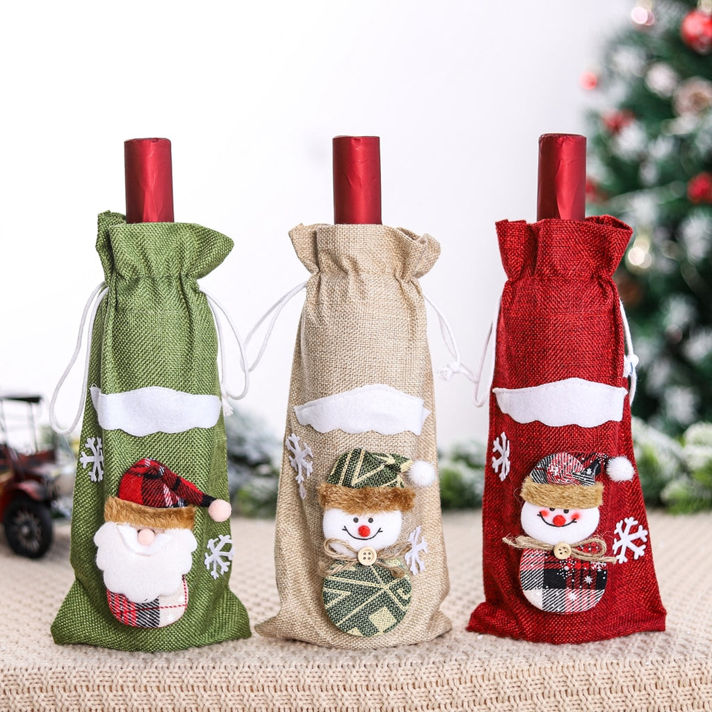 Fourreau Bouteille Noël