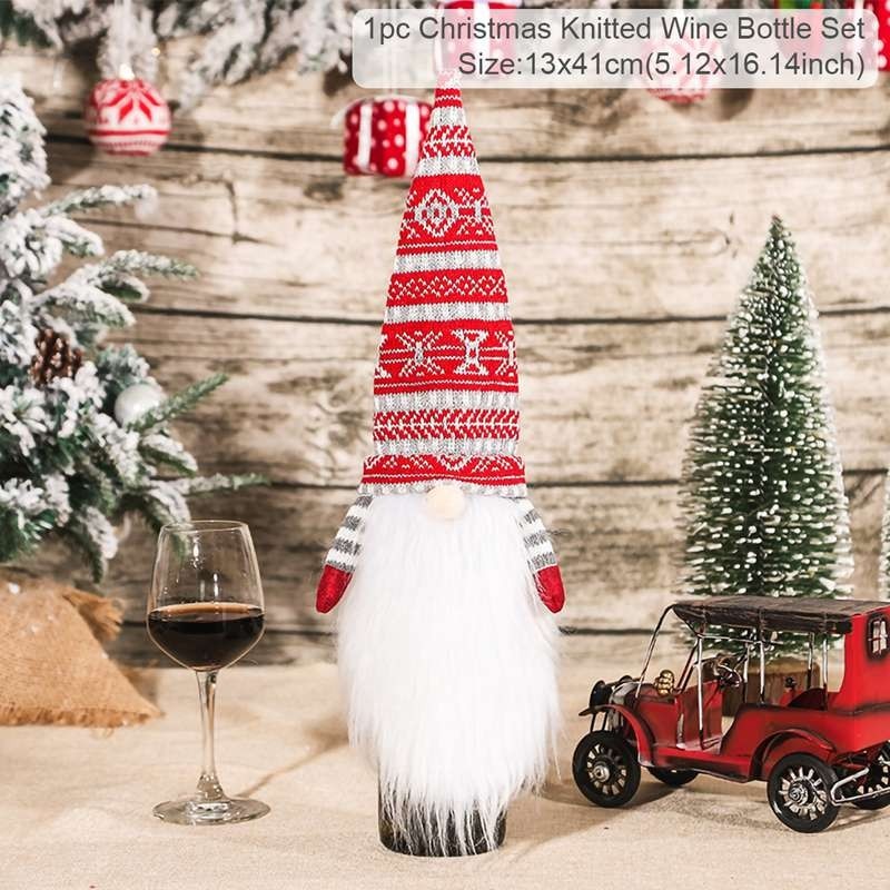 Fourreau Bouteille Noël