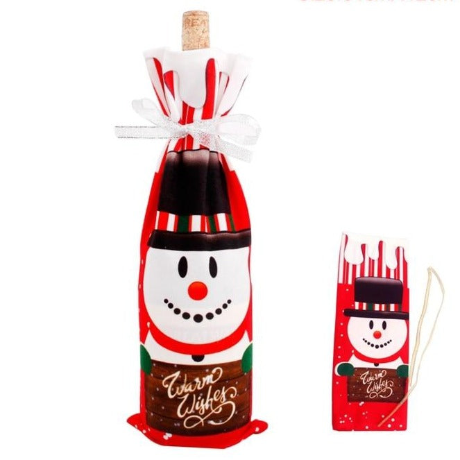 Fourreau Bouteille Noël