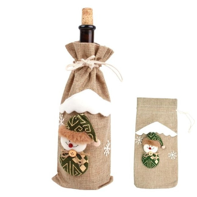Fourreau Bouteille Noël