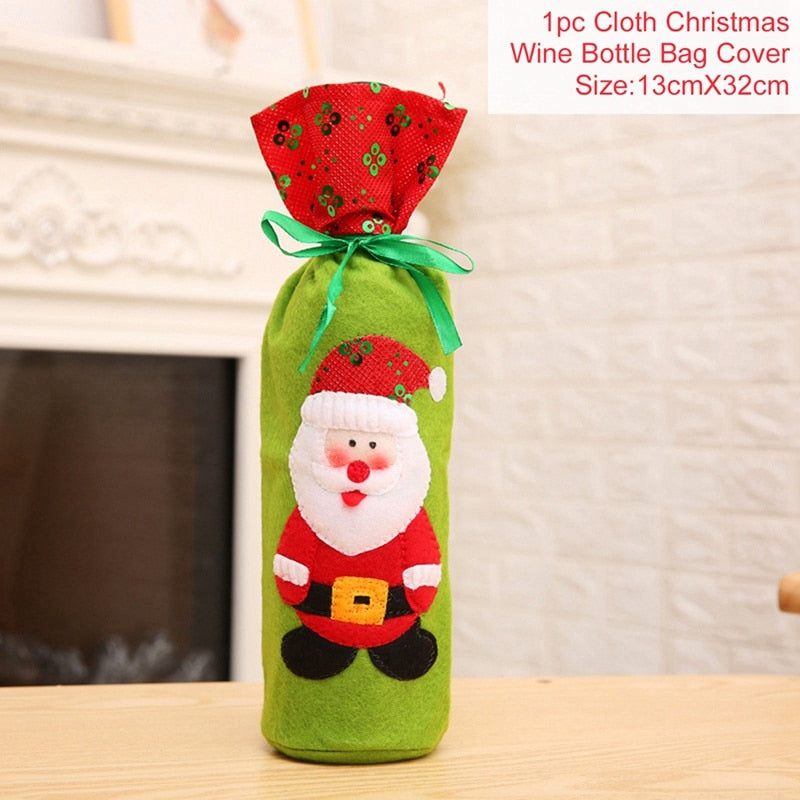 Fourreau Bouteille Noël