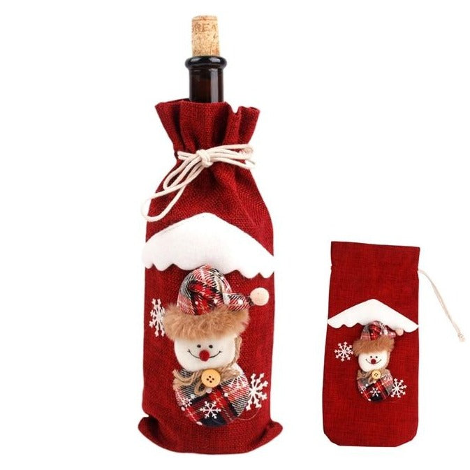 Fourreau Bouteille Noël