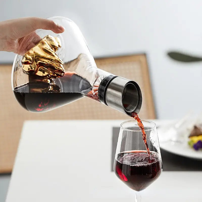 Carafe vin cristal | Iceberg Doré